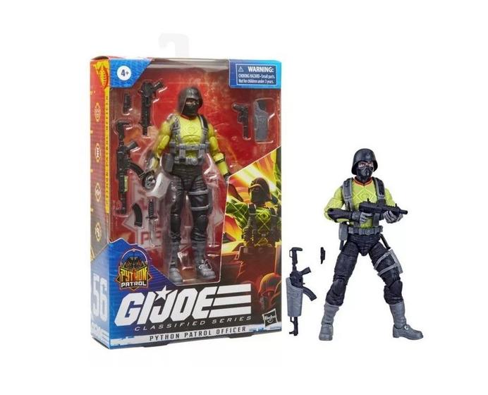 Boneco Gi Joe Python Patrol Officer Classified Series - Hasbro F4758 ...