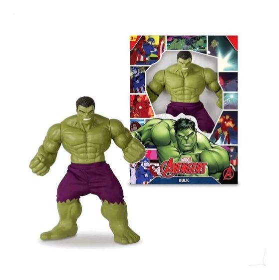 Boneco Gigante Articulado Hulk Marvel Revolution 55cm Mimo - Boneco ...