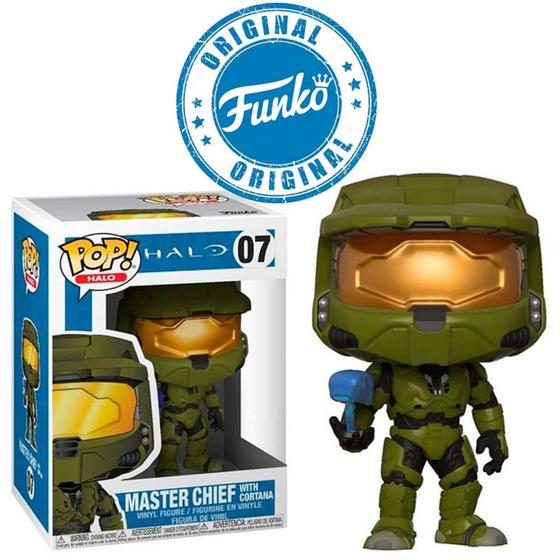 Boneco Halo Master Chief with Cortana Pop Funko 07 Original ...