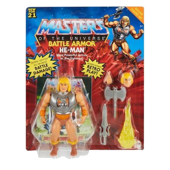 Boneco He-man Armadura de Batalha + Acessórios - Mattel - Bonecos ...