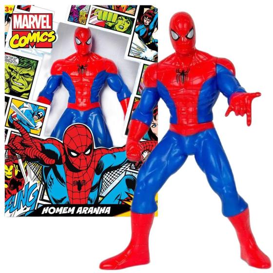 Boneco Homem Aranha Spider Man Herói Marvel Articulado 50Cm - MIMO ...
