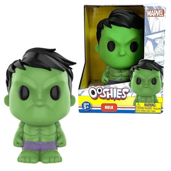 Boneco Hulk Ooshies Colecionável de Vinil 10cm Marvel Candide - Bonecos ...