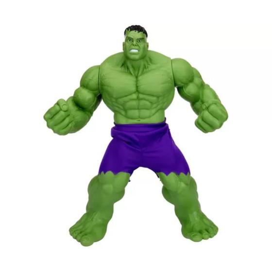 Boneco Hulk Verde Comics Marvel Articulado 50 cm Mimo - Bonecos ...