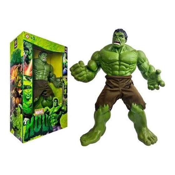 Boneco Incrível Hulk Avengers Vingadores Articulado Gigante 55cm 457 - Mimo - Boneco Hulk ...