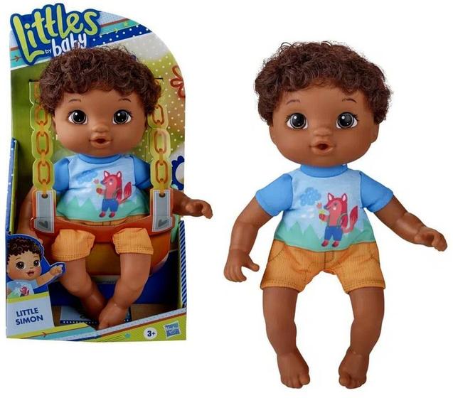 Boneco Infantil Bebê Little Simon Baby Alive Menino Boy Moreno Negro ...