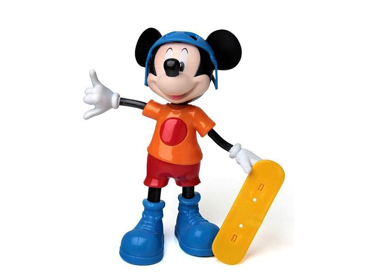 Boneco Infantil Mickey Mouse Radical Com Skate Elka - Bonecos ...