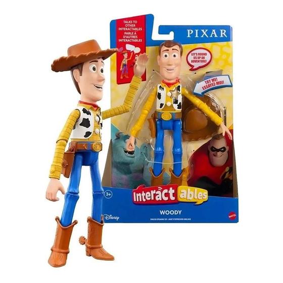 Boneco Interativo Woody Disney Pixar Toy Story Conversa Com Outros ...