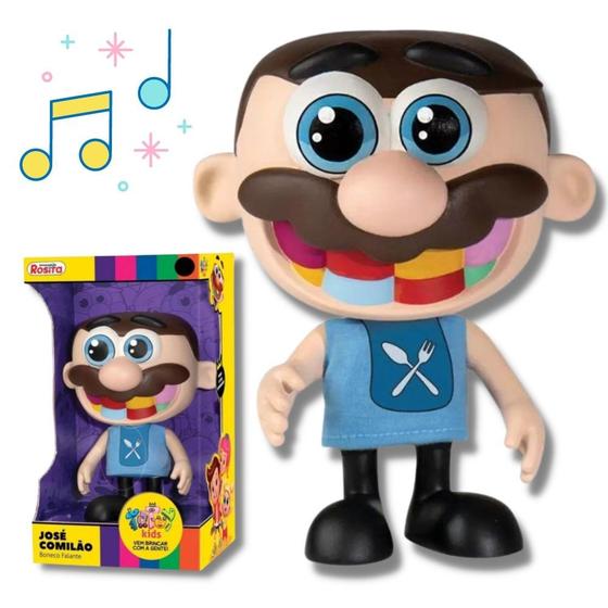 Boneco José Comilão Falante e Musical - Totoy Kids - Rosita - Rosita Brinquedos - Bonecos ...