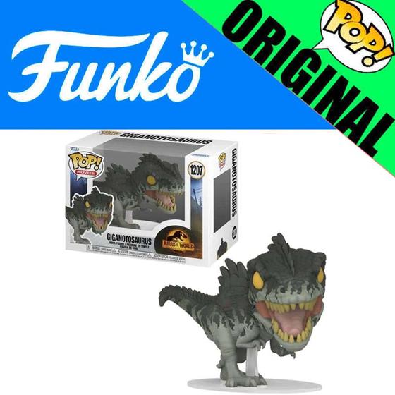 Boneco Jurassic World Dominion Giganotosaurus Pop Funko 1207 Original ...