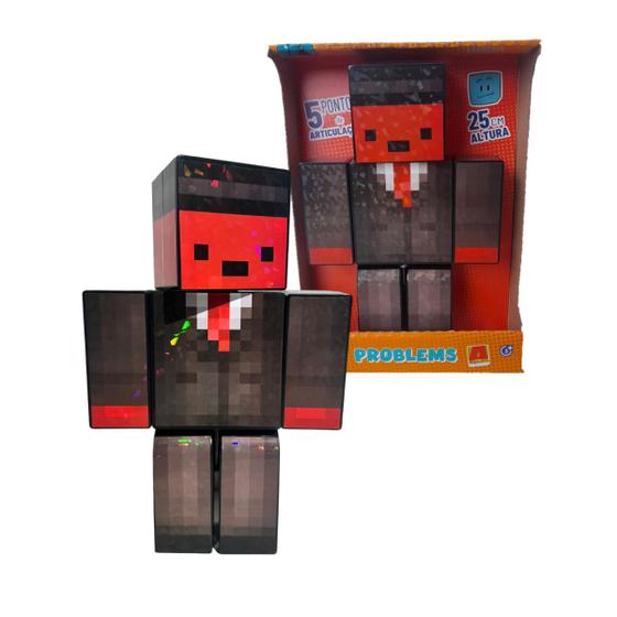 Boneco kadu colecionável 25cm turma do problems minecraft - BONISHOP ...