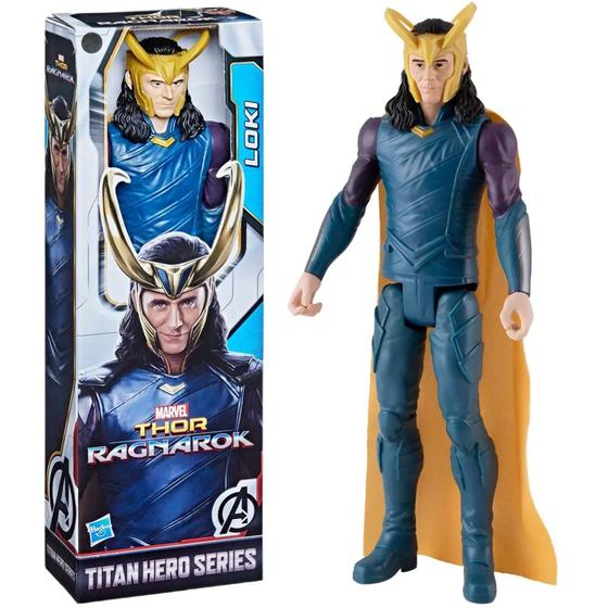 Boneco Loki Irmão Thor Figura C/ Capa Articulado Marvel 30Cm - Hasbro ...