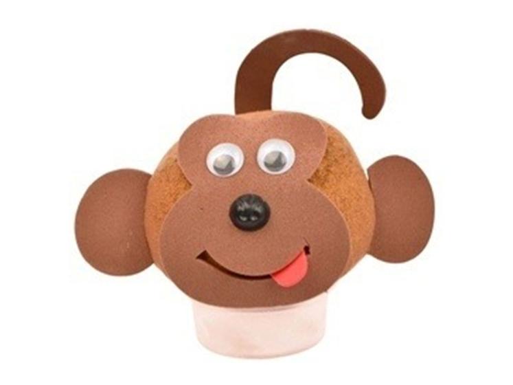 Boneco Macaco Pimpolho Arrepiado Brincadeira De Criança - Horta E ...