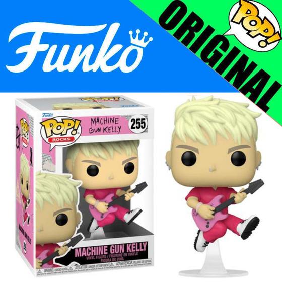 Boneco Machine Gun Kelly Pop Funko 255 Original - Funko - Magazine Luiza