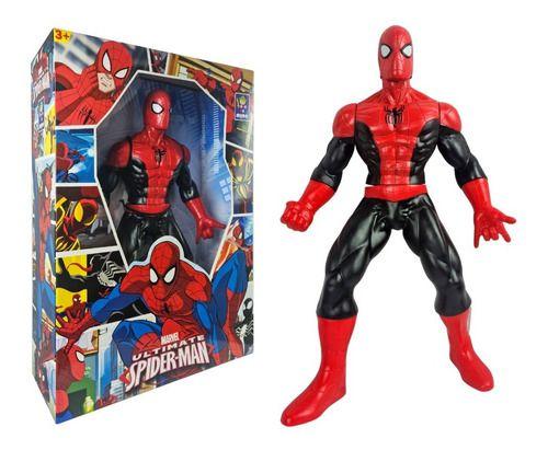 Boneco Marvel Homem Aranha Ultimate Gigante Preto Mimo 449 - Inaugura ...