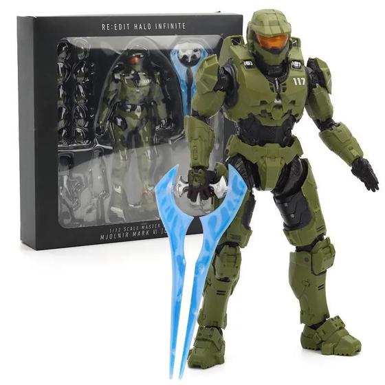 Boneco Master Chief Halo Infinite Mark Vi Action Figure - Bandai ...