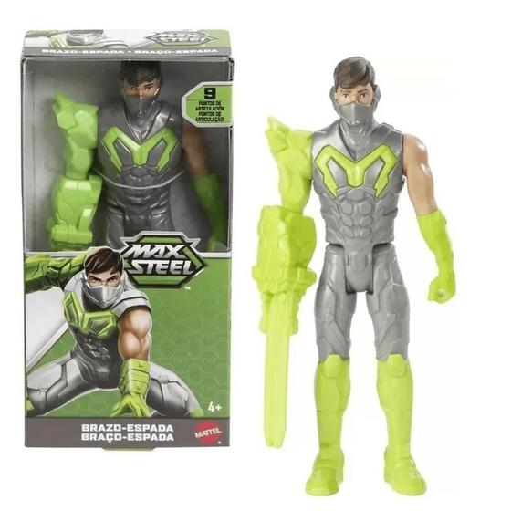 Boneco Max Steel Braço-Espada 15cm Mattel - Boneco Max Steel - Magazine ...