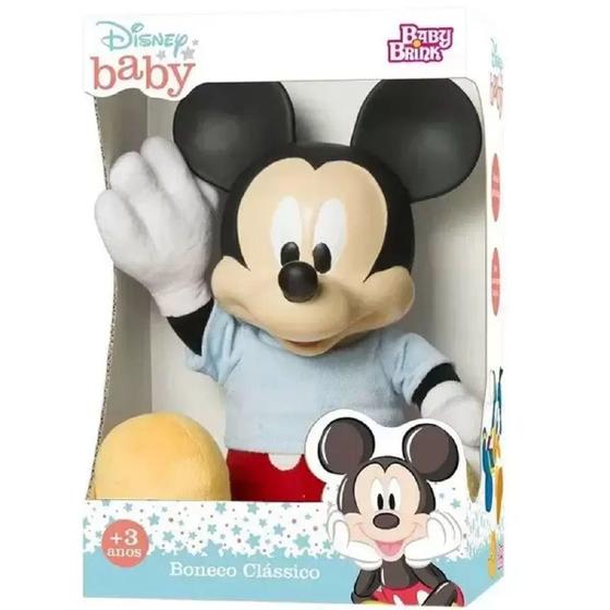 Boneco Mickey Baby Fofinho Disney - Novabrink Bbra - Bonecos - Magazine ...