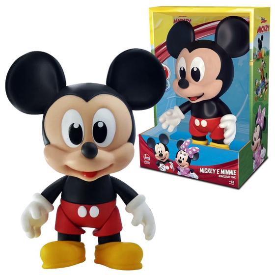 Boneco Mickey Disney Original Vinil Atóxico Líder Brinquedo - Lider ...
