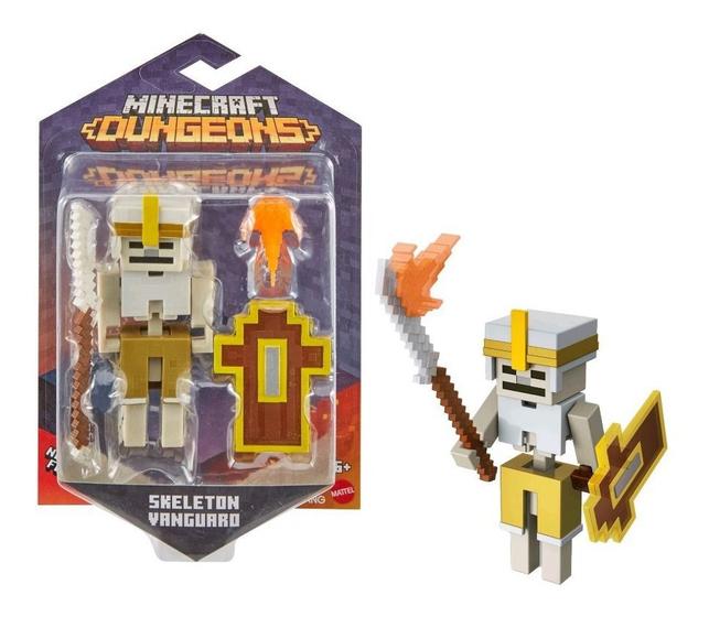 Boneco Minecraft Dungeons Skeleton Vanguard Mattel - Bonecos - Magazine ...