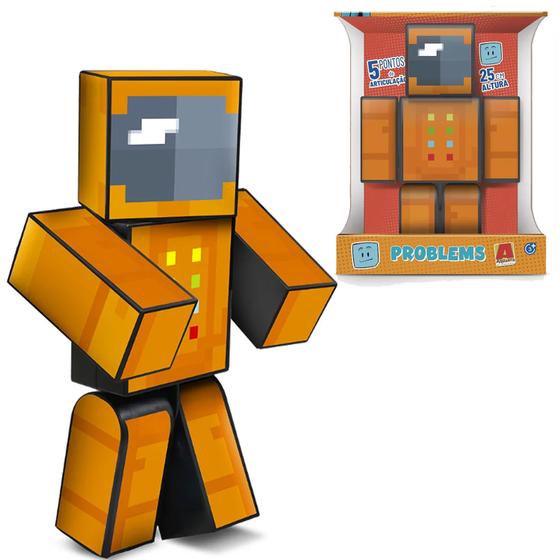 Boneco Minecraft Turma Problems 25cm Gamer Youtuber Original ...
