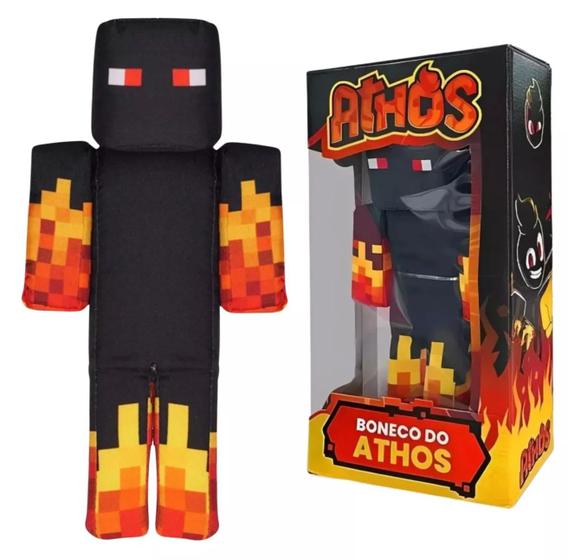 Boneco Minecraft YouTube Pelúcia Athos Cadres Lopers Problems Lopers ...