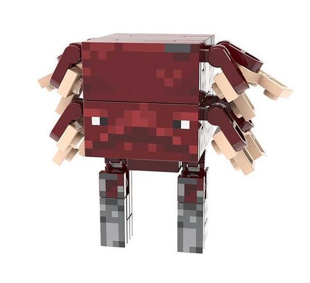 Boneco Minifigure Blocos De Montar Strider Minecraft - Mega Block Toys ...