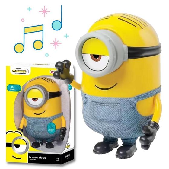 Boneco Minions Stuart 25 Cm - Falante Com 10 Frases - Rosita - Rosita ...