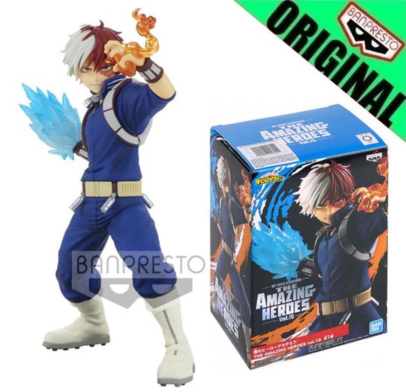 Boneco My Hero Academia Shoto Todoroki The Amazing Heroes Vol.15 Bandai Banpresto - Bandai ...