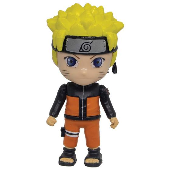 Boneco Naruto Shippuden Uzumaki Chibi Articulado 14cm Elka - Bonecos ...