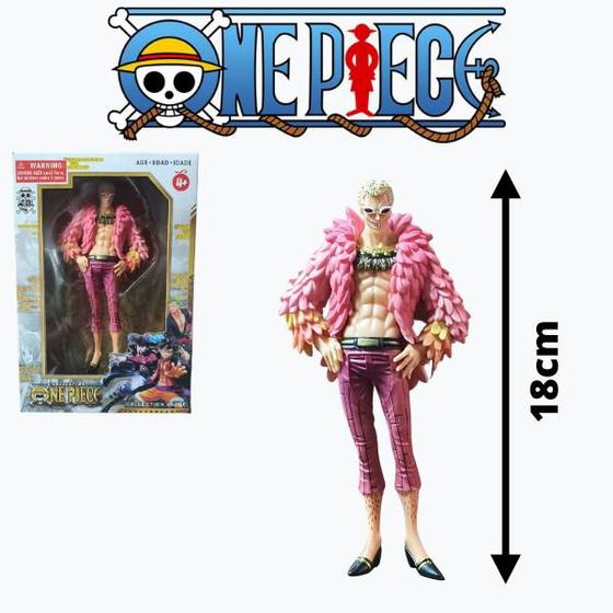 Boneco One Piece - Doflamingo - Action Figure 18cm - Action Figures ...