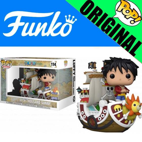 Boneco One Piece Luffy With Thousand Sunny Pop Funko 114 Original ...