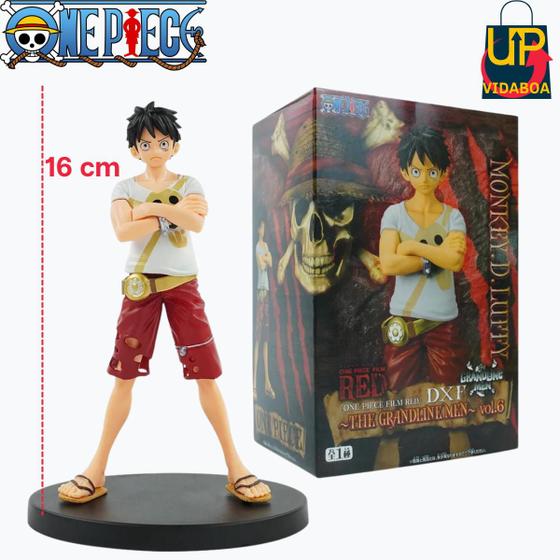 Boneco One Piece - Monkey D. Luffy de Bermuda - Action Figure 16cm ...