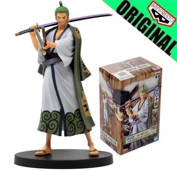 Boneco One Piece Roronoa Zoro Wanokuni DXF The Grandline Men Vol 2 ...