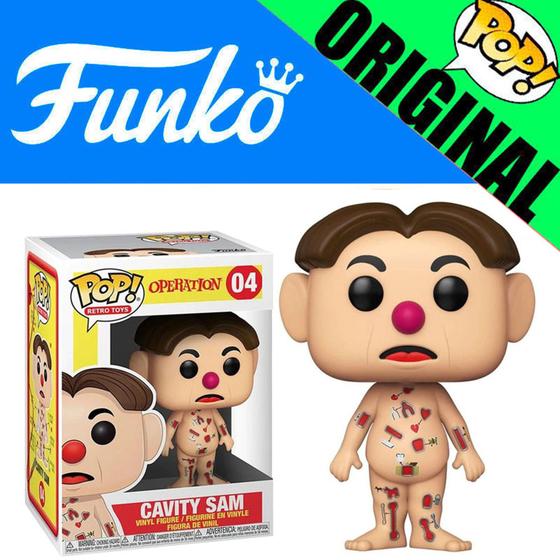Boneco Operation Cavity Sam Pop Funko 04 Original - Funko - Magazine Luiza