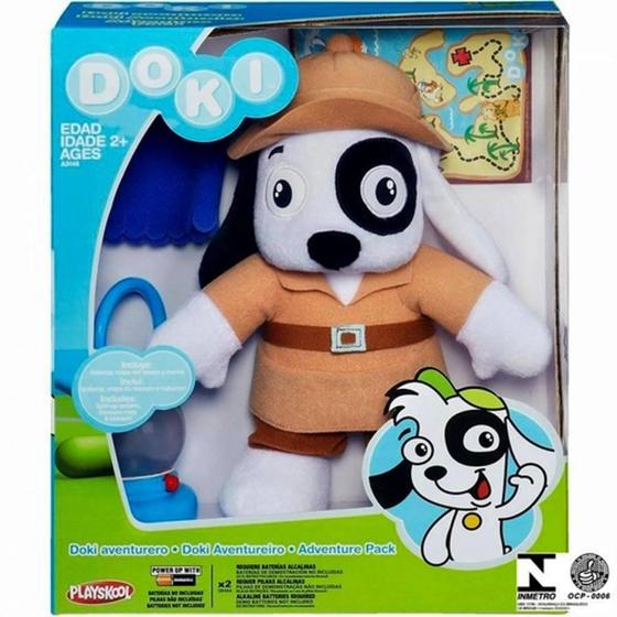 Boneco Pelúcia Cachorro Doki Aventureiro Playskool - Hasbro - Hasbro ...