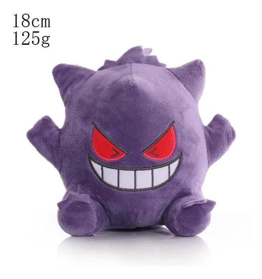 Boneco Pelucia Pokemon Gengar Gastly c/ Ventosa - OMG TOYS - Boneco ...