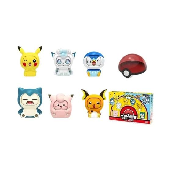 Boneco Pikachu Pokémon Gen 1-4 Com Rosto Mutável, Caixa Surpresa ...