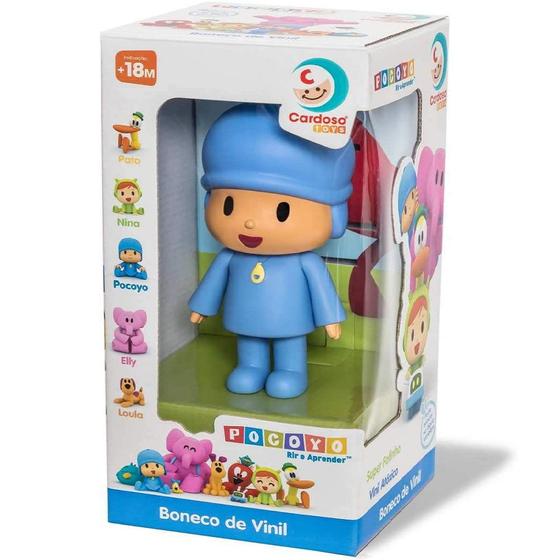Boneco Pocoyo Original Todo em Vinil Cardoso Toys Pequeno14cm - Boneco ...