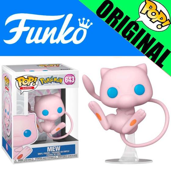 Boneco Pokémon Mew Pop Funko 643 Original - Funko - Magazine Luiza