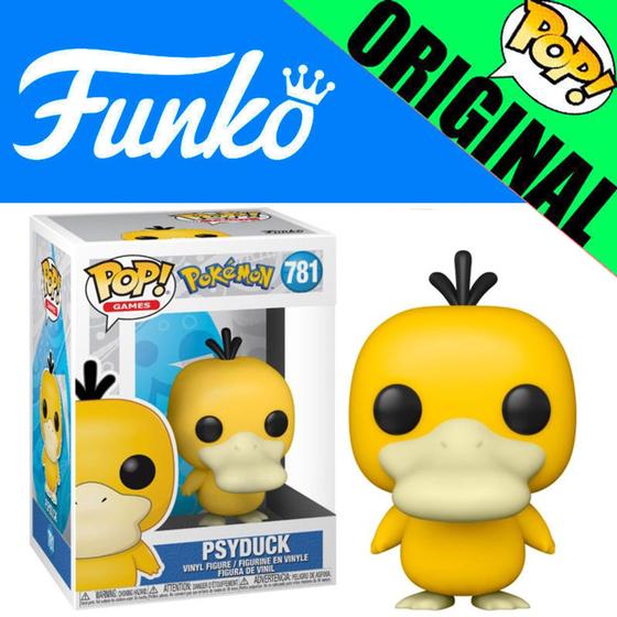 Boneco Pokémon Psyduck Pop Funko 781 - Funko - Magazine Luiza