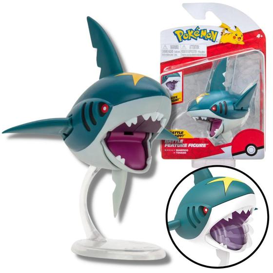 Boneco Pokémon Sharpedo - Figura Deluxe Battle Figure Sunny - WCT ...