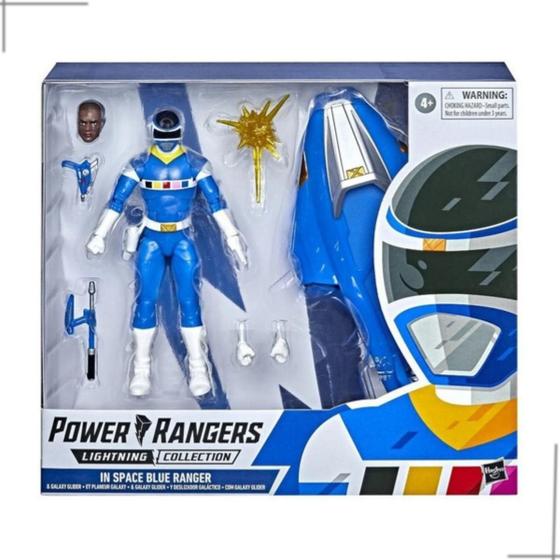 Boneco Power Rangers Azul Lightning Collection Hasbro F5398 - Bonecos ...