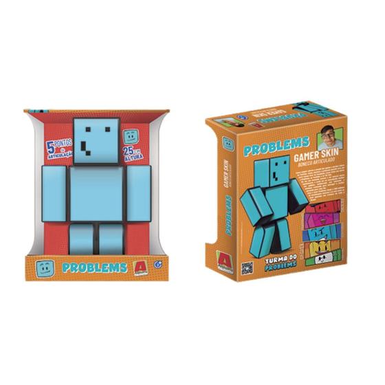 Boneco Problems 25cm - Minecraft - Algazarra - Boneco Minecraft ...