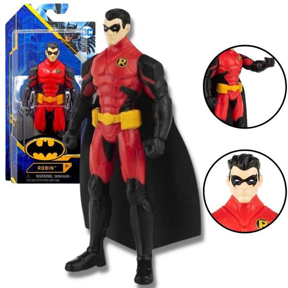 Boneco Robin Armadura 15 cm - Figura de Ação Batman DC Sunny - Spin ...
