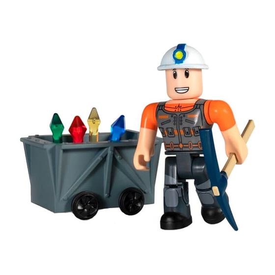 Boneco Roblox Action Collection - Megaminer Jazwares - Colecionáveis ...