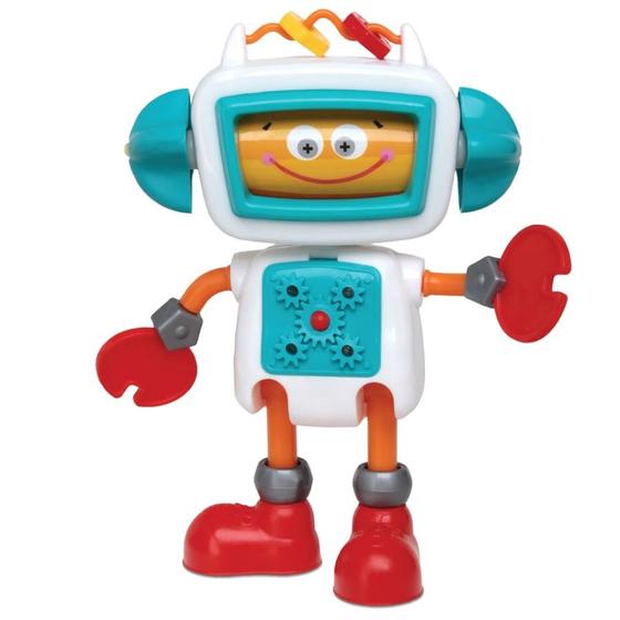 Boneco Robô Infantil Didático Roby para Bebê Original Elka - Robô ...