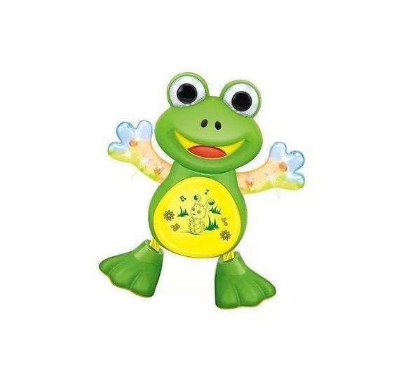 Boneco Sapo Musical Dancing Com Movimentos-luzes E Sons - Yijun ...
