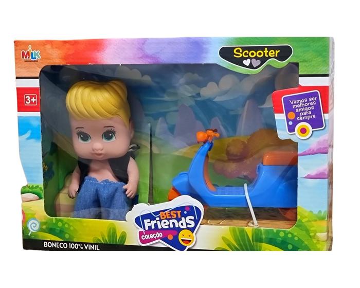 Boneco Scooter Com Motinha Coleção Best Friends - Milk Brinquedos ...