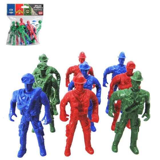 Boneco soldado militar / bombeiro / policia equipe combate 9 pecas na ...