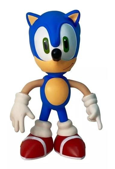 Boneco Sonic 23cm Vinil Action Figure - Super Size Figure Collection ...
